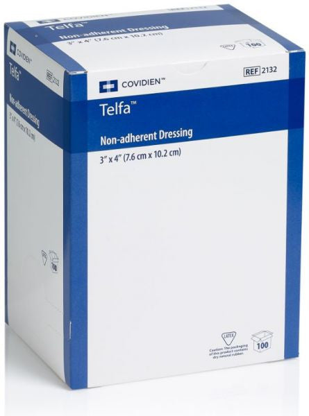 Covidien Telfa Dressing 7.5cm X 10cm Non-adherent Non Adhesive Sterile ...