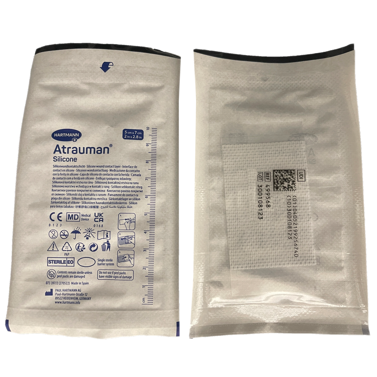 Hartmann Atrauman Silicone Dressing - All Sizes – KEEPING CONTAINED ...