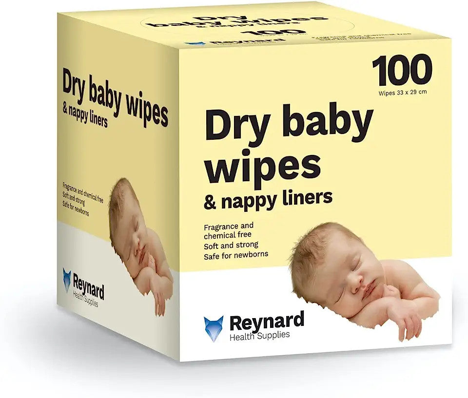 Reynard | Ultra-Soft Dry Baby Wipes, Chemical & Fragrance Free, White ...