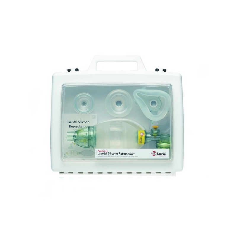 Laerdal Silicone Resuscitator Paediatric Complete In Compact Case (860 ...