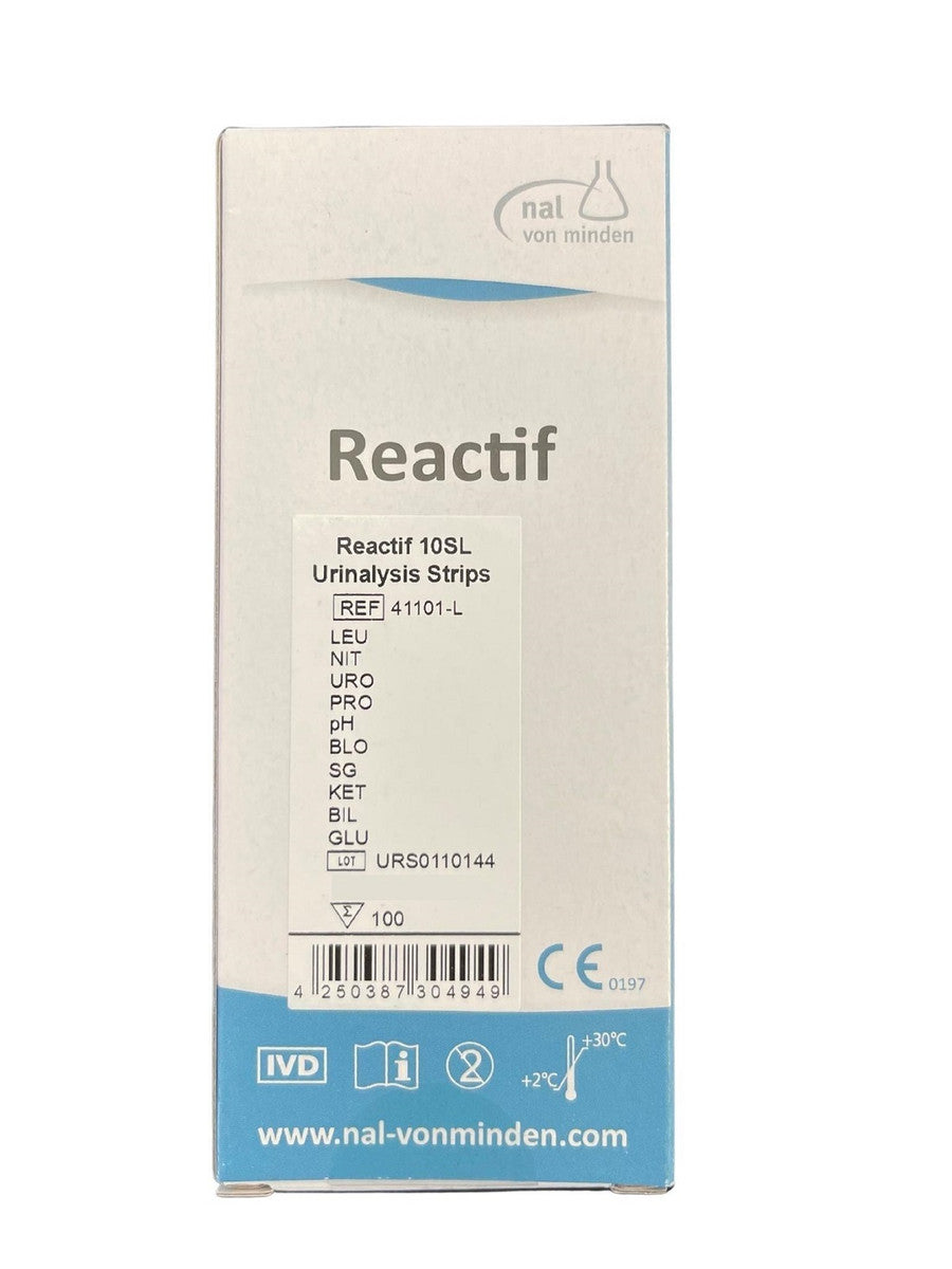 Reactif Urine Reagent Test Strips 10SG - Box of 100 – KEEPING CONTAINED ...