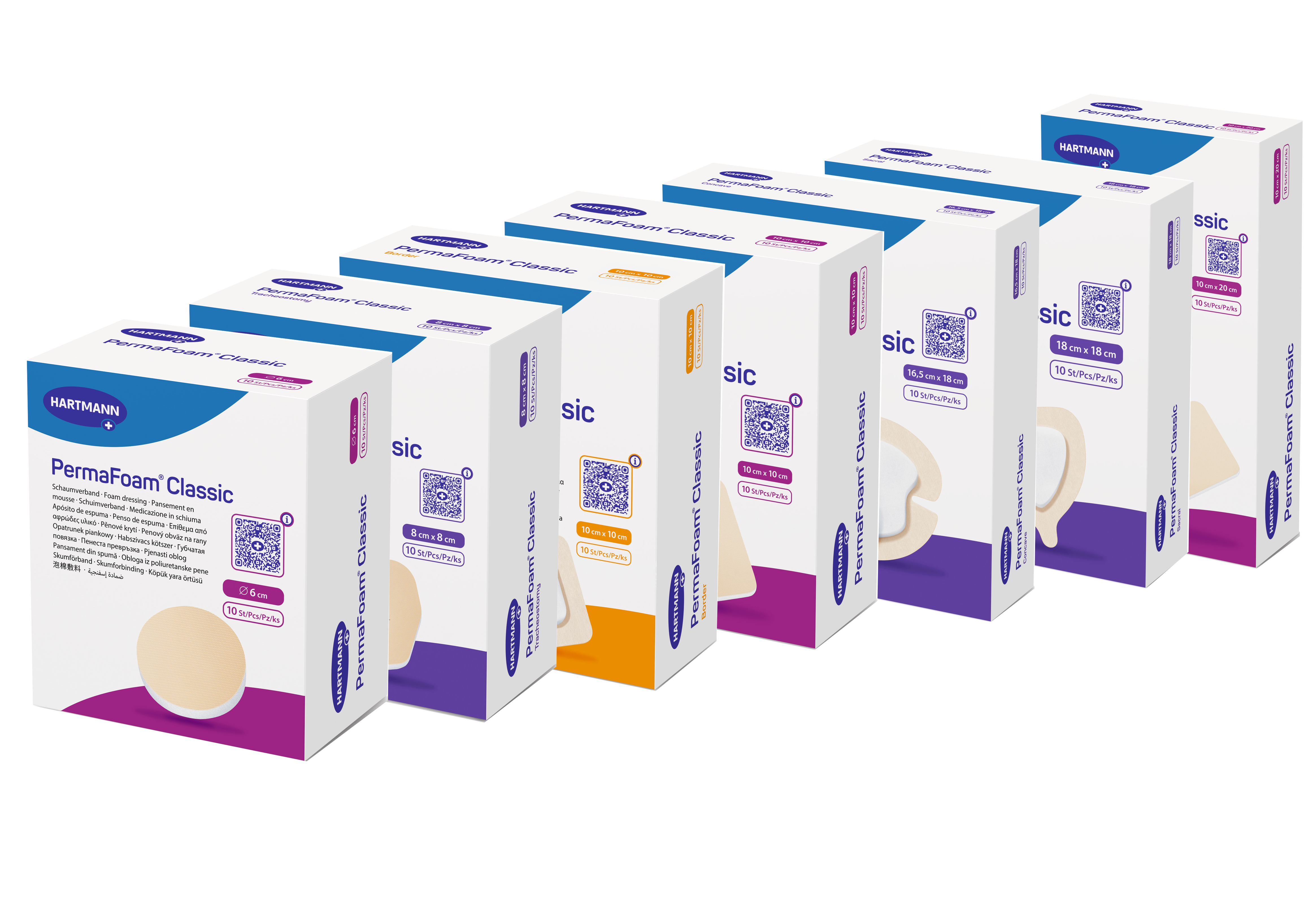 Hartmann PermaFoam Classic Dressing, Box of 10 - All Sizes – KEEPING ...
