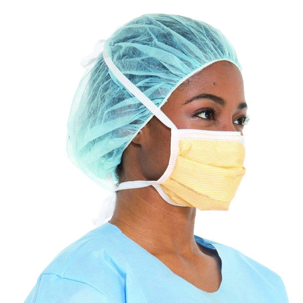 HALYARD Fluidshield Face Mask ASTM Level 3 Surgical With Ties (48207 ...