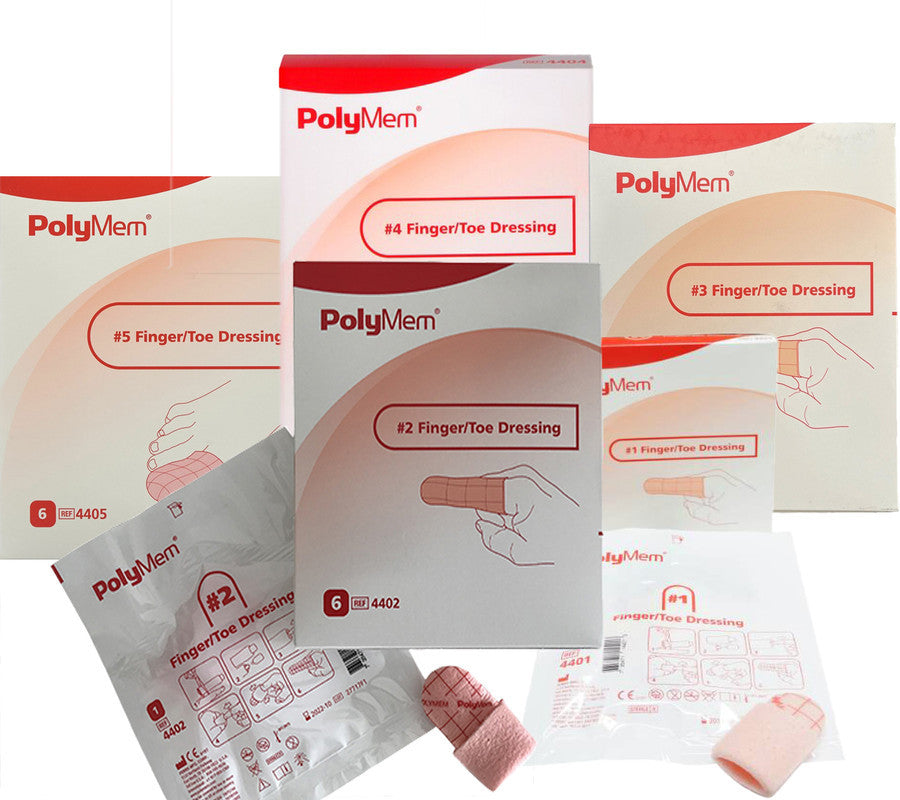Polymem Finger Toe Dressing - All Sizes – KEEPING CONTAINED CARE PTY LTD