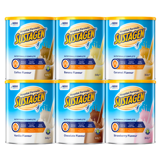 Nestle Sustagen Hospital Formula, 840g Can - All Flavours – KEEPING ...